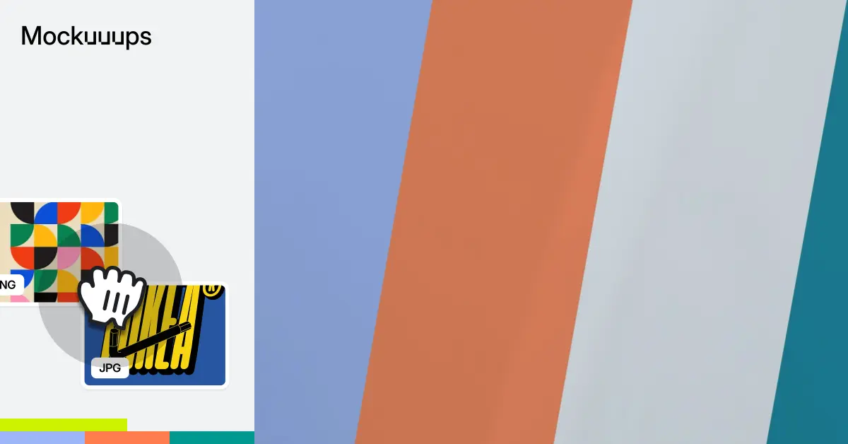 Poster mockup leaning against an office partition - Mockuuups Studio